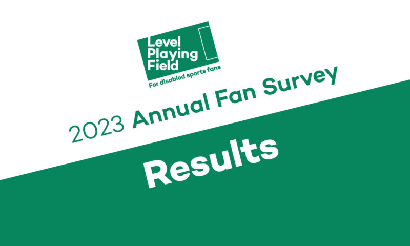2023 Level Playing Field Annual Fan Survey results - Level Playing Field