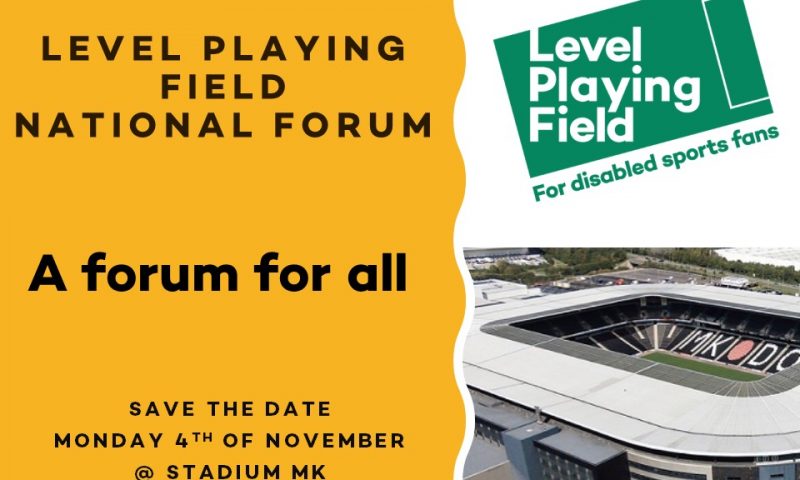 Level Playing Field National Forum - Level Playing Field